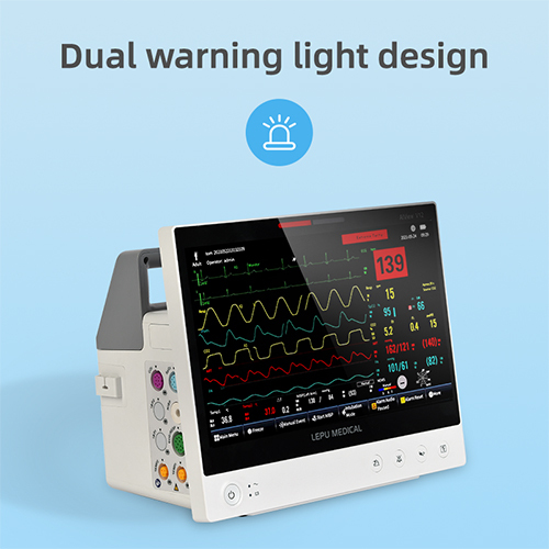 Patient Monitor - Plastic Design For Icu Use | Automatic Vital Signs ...
