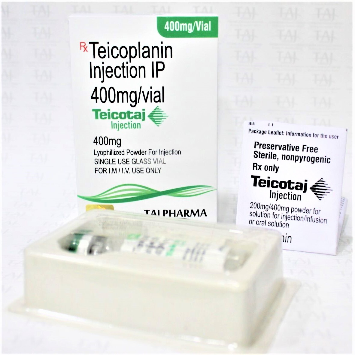 Teicoplanin For Injection Ip 400mg at Best Price in Ahmedabad | Taj ...
