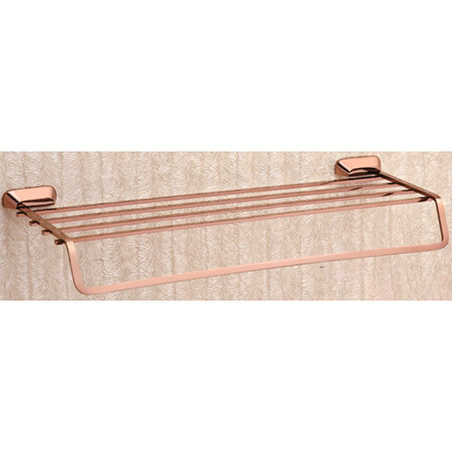 Pvd Rose Gold Finish Towel Rack at Best Price in Jamnagar | Charanraj Impex