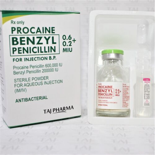 Procaine Benzylpenicillin For Injection Bp 0.6 And 0.2miu Expiration ...