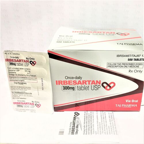 Irbesartan Tablets Usp 300mg - Angiotensin Ii Receptor Antagonist, Film ...
