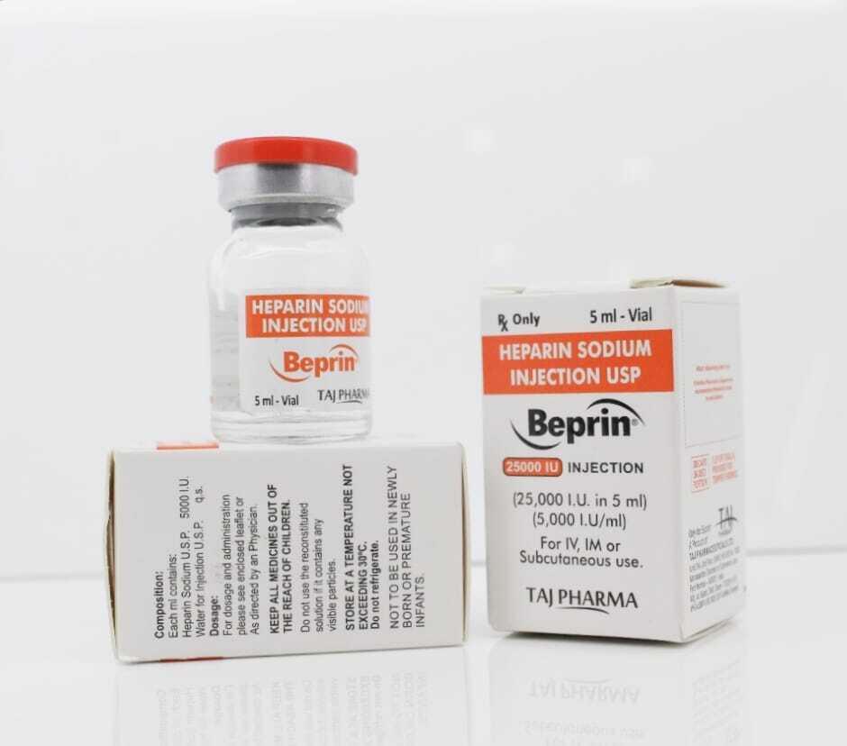 Heparin Sodium Injection Usp 25000 Iu/5ml (5000 Iu/ml) at Best Price in ...