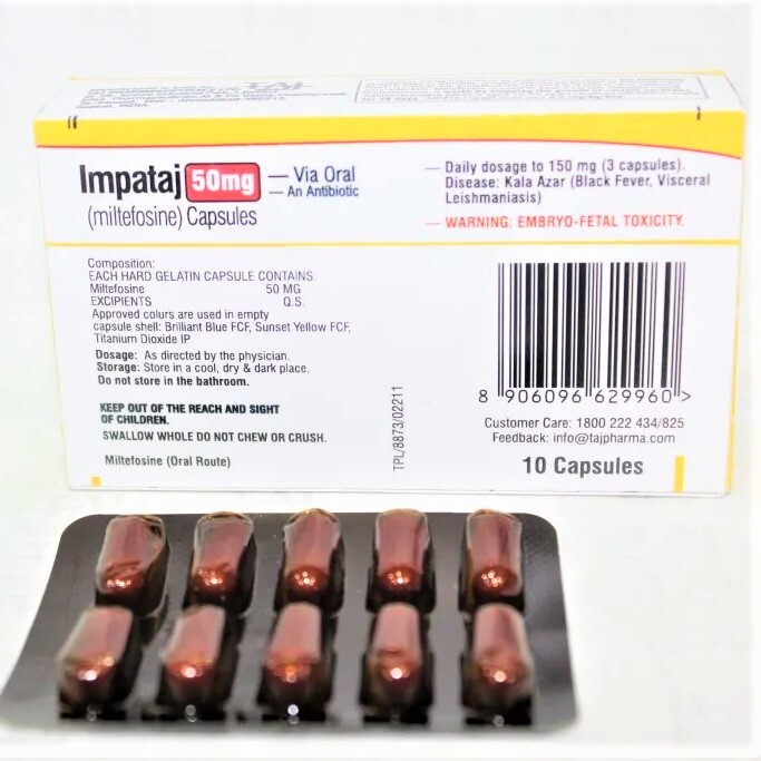 Miltefosine Capsules 50mg Expiration Date: 3 Years at Best Price in ...