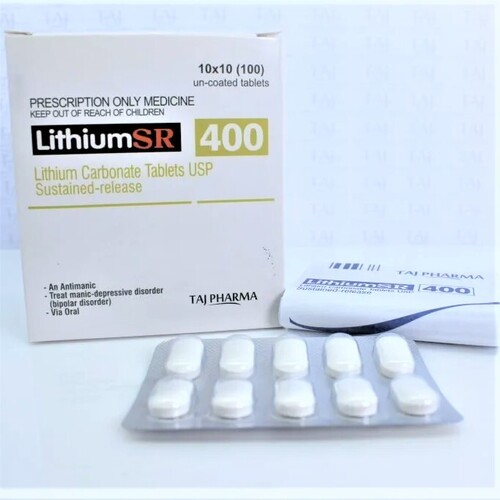 Lithium Carbonate Sr Tablets Usp 400mg at Best Price in Ahmedabad | Taj ...