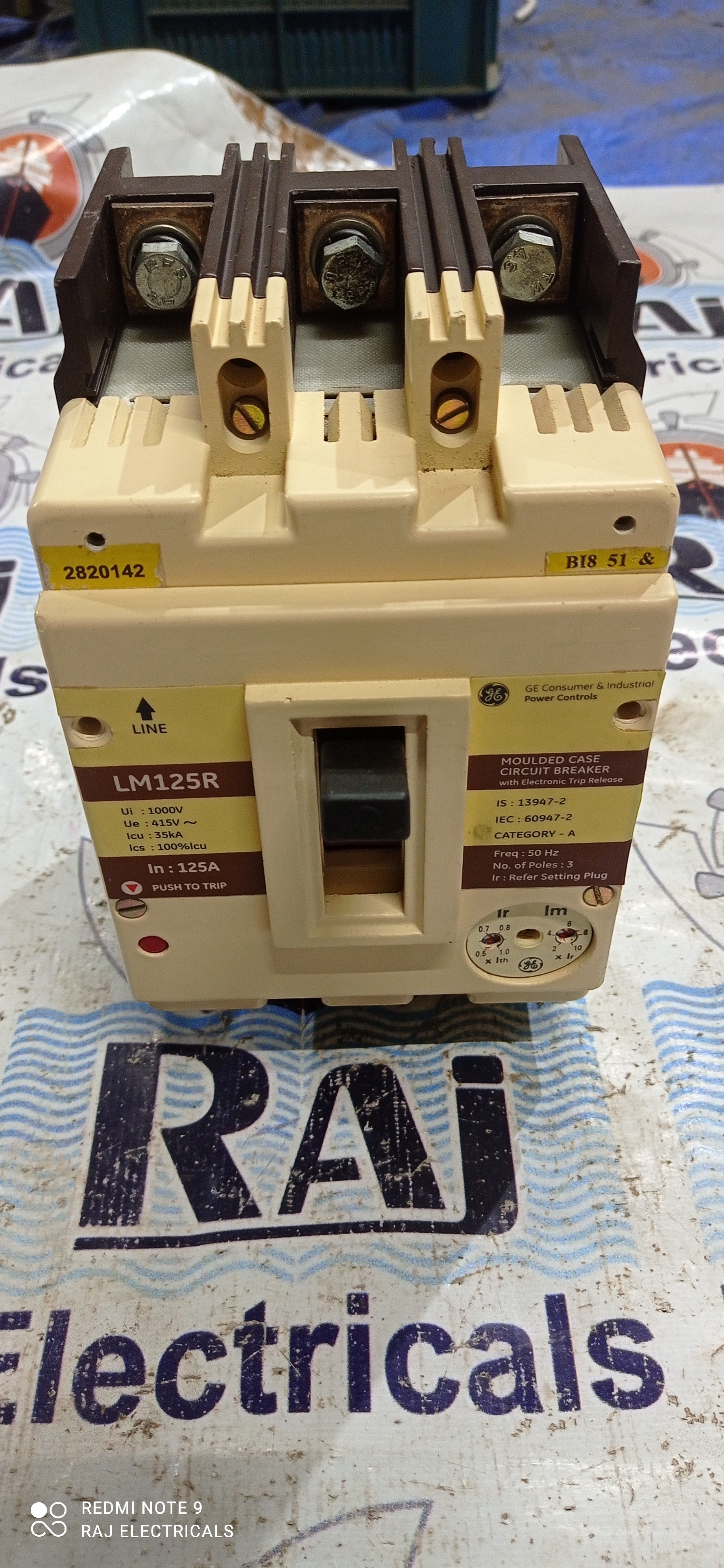 Ge 125a 3p Mccb at Best Price in Bhavnagar | Raj Electricals