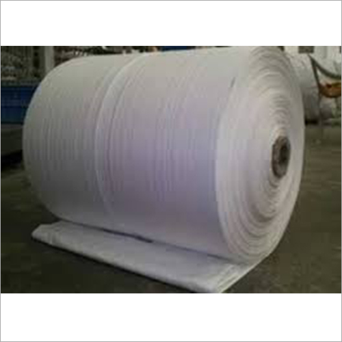 Pp Woven White Fabric Roll - 130 Meter Length, Stretchable And ...
