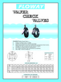 Wafer Check Valve Diagram at Best Price in Chennai | Floway Valves Pvt ...