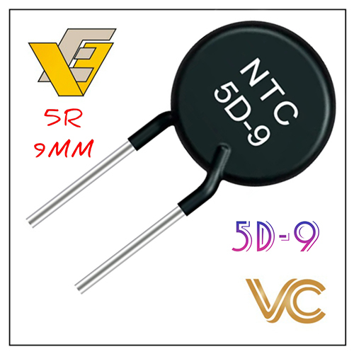 5r 9mm Ntc Power Thermistor - Black, Rated Voltage 200-240v, 50mhz Frequency | Robust Design For ...