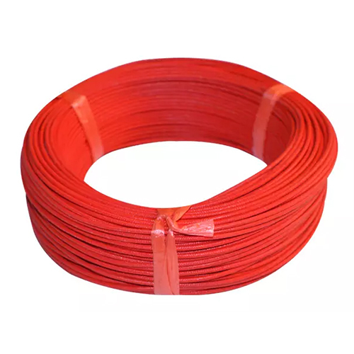 Red Fiber Glass Braided Silicone Rubber Wire - Frequency (mhz): 50 ...