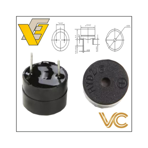 12x10mm B10 24v 70db Hydz Piezo Buzzer Application: Industrial at Best ...