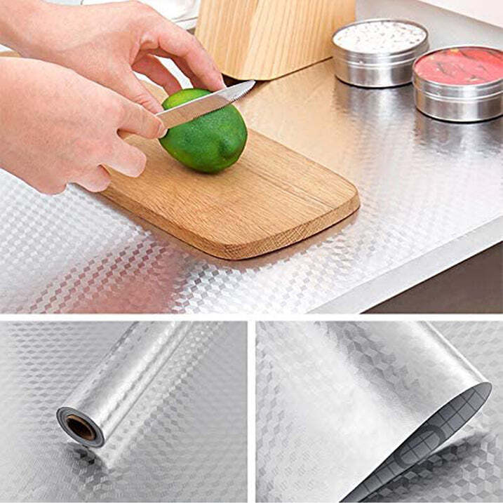 Aluminium Foil Sticker - 60x4x4 Cm, Silver Color, Lightweight 220 Gm at ...