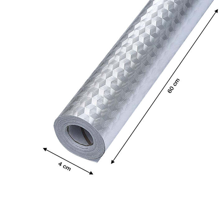 Aluminium Foil Sticker - 60x4x4 Cm, Silver Color, Lightweight 220 Gm at ...