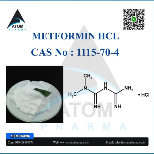 Metformin Hydrochloride - Api Powder | 100% Purity, White Color ...
