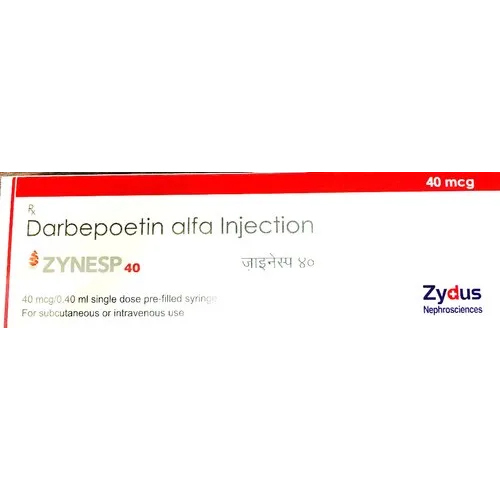 Liquid Darbepoetin Alfa Injection 40 Mcg at Best Price in Chennai ...