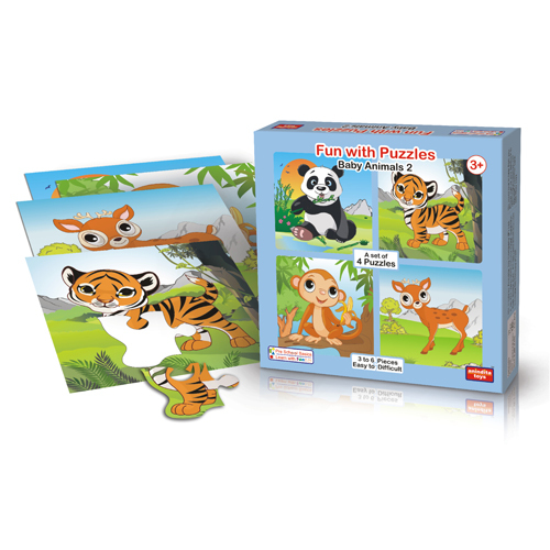Fun With Puzzles Baby Animal Ii Age Group: 3 Years Plus at Best Price ...