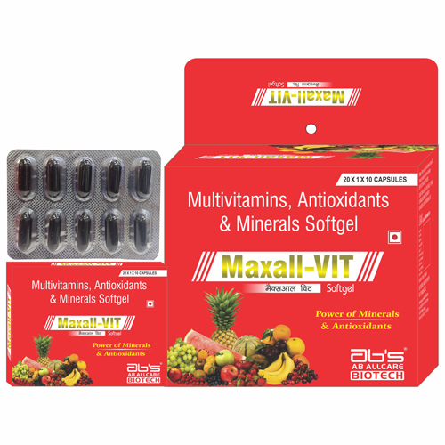 Maxall-vit Capsules General Medicines at Best Price in Zirakpur | Ab ...