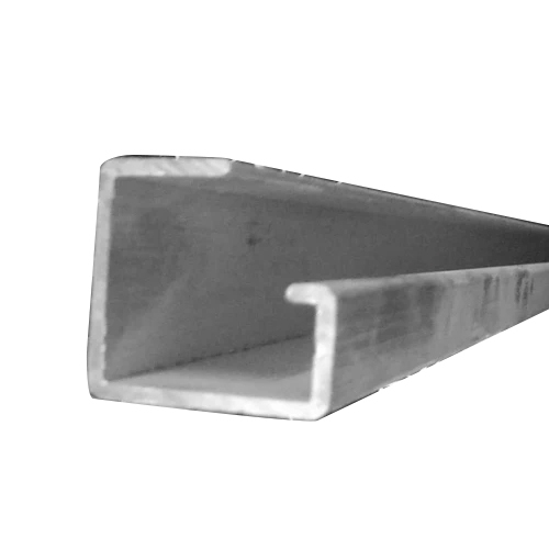 Aluminium C Channel - Rectangular Shape, Grey Color, Coated Surface ...