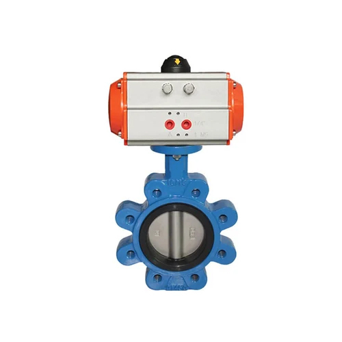 Blue Pneumatic Actuator Butterfly Valves at Best Price in Mumbai | Valtronics Trading Company