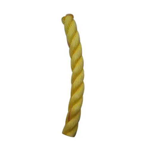 30 Mm Hdpe Ropes - Twisted Style | Yellow Color, Industrial Usage ...