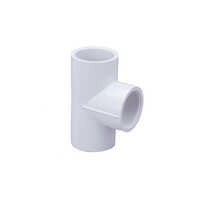 White Upvc Threaded Tee at Best Price in Jamnagar | Sanjay Brass ...