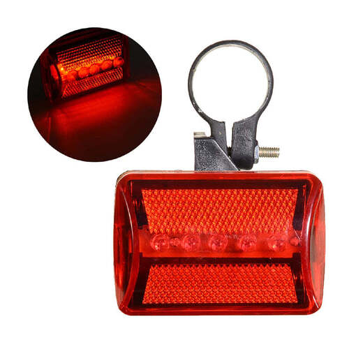 Safety Flashing Light 5 Led Light 1 Piece Red Light - Plastic, 11x12x4 ...