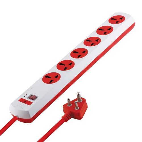 Mx Power Strip With 6 Universal Socket, Master Switch, Power Indicator ...