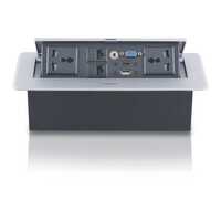 Mx Hydraulic Pop Up Box Cable Cubby With Switch 2 Universal Power ...