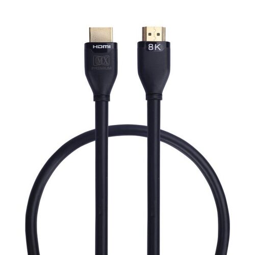 Mx Premium 8k Hdmi Male (2.1v) To Hdmi Male (2.1v) Pvc Cable 48 Gbps 8k ...