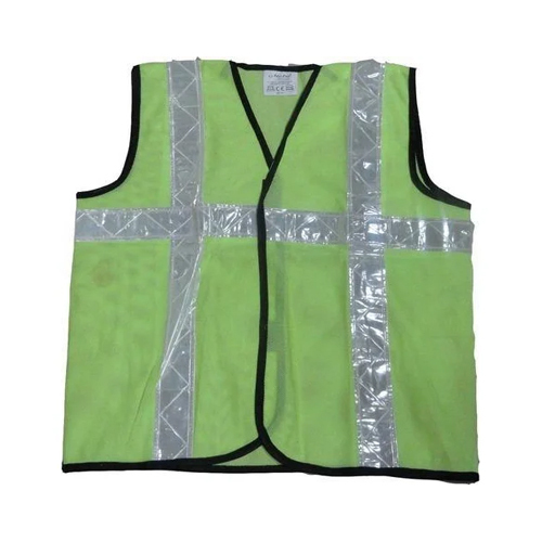 Fluorescent Reflective Safety Jacket - Color: Green-silver at Best ...