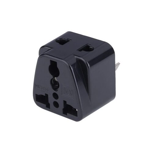 Mx Two Way Two Curved Flat Pin Universal Conversion Plug at Best Price ...