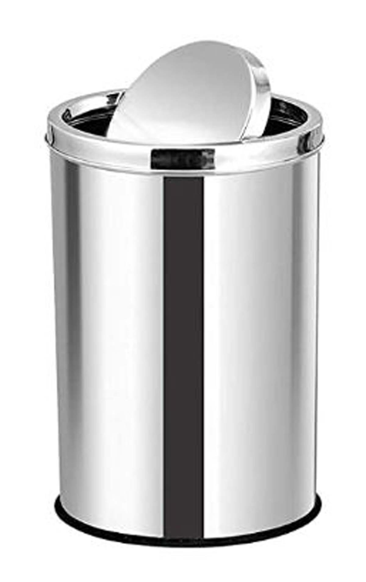 Sintage Stainless Steel Swing Bin - 10x14 Inches, Silver Color, 11l ...