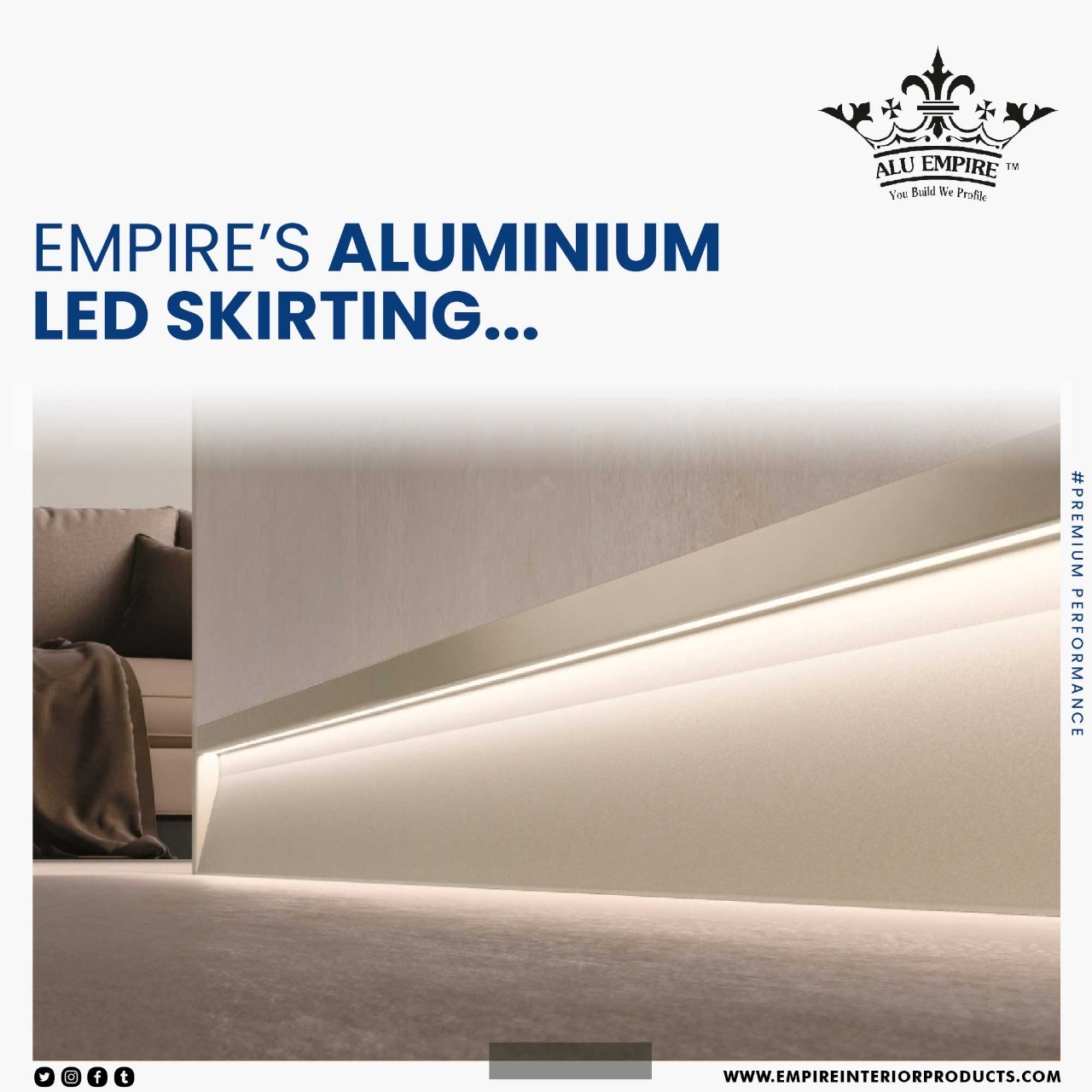 Led Skirting Profile at 2700.00 INR in Faridabad, Haryana | Empire ...