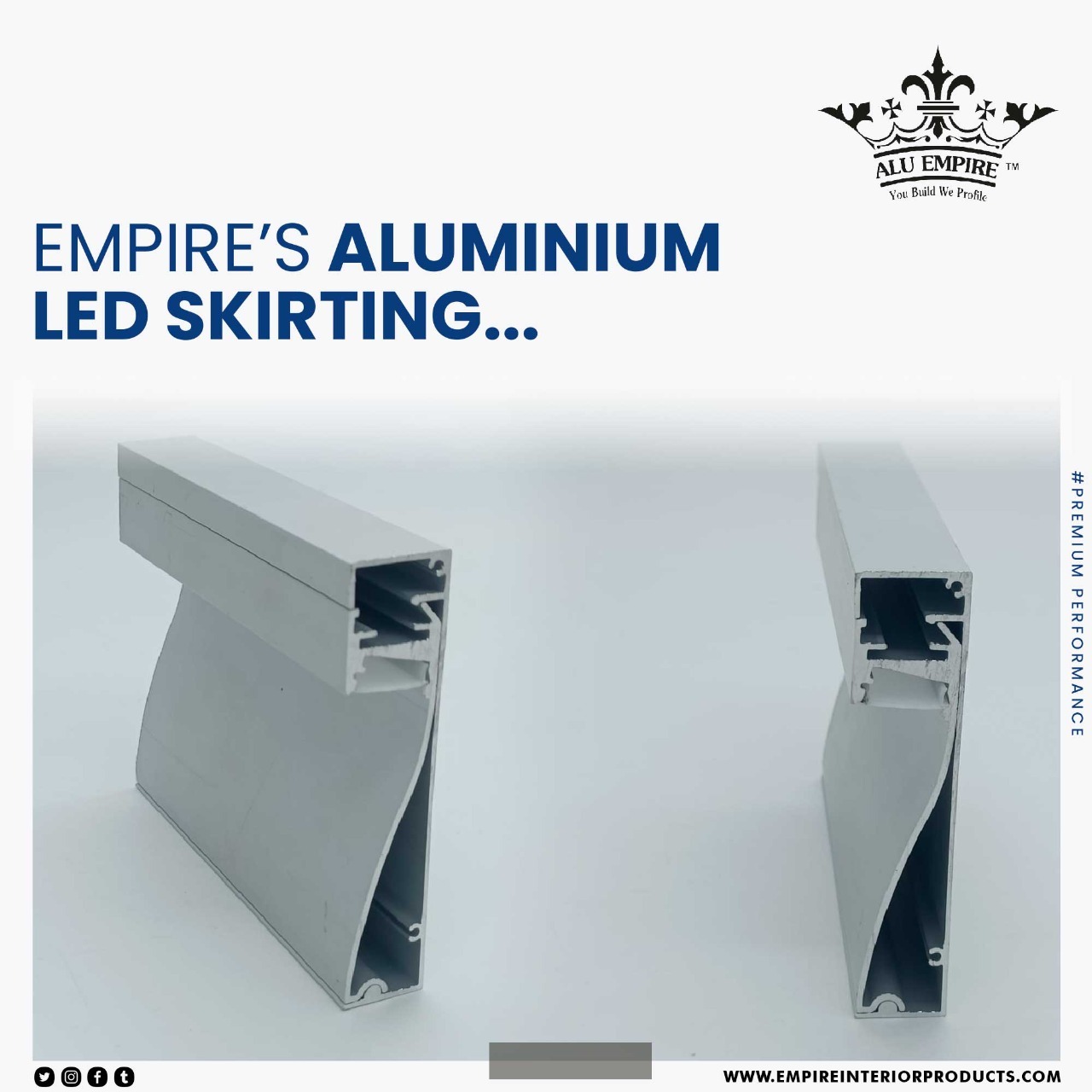 Led Skirting Profile at 2700.00 INR in Faridabad, Haryana | Empire ...