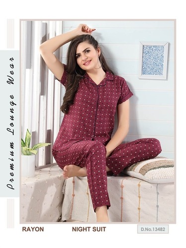 Designer Rayon Night Wear at Best Price in Mumbai | Siddhi Vinayaka ...