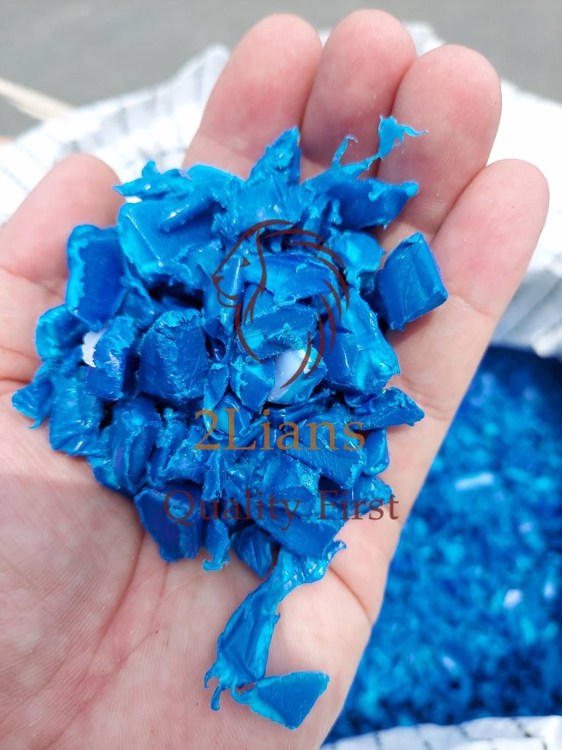 Hdpe Drum Regrind - 200 Liter Blue Color Premium Quality Recycled ...