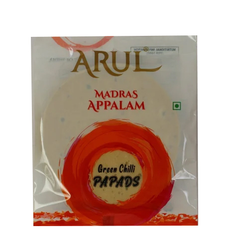 Green Chilli Papad Ingredients: Urad Flour 90 % at Best Price in ...