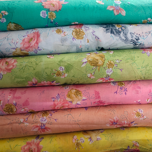 Multicolor Premium Malmal Print Voile Fabric at Best Price in Jodhpur ...