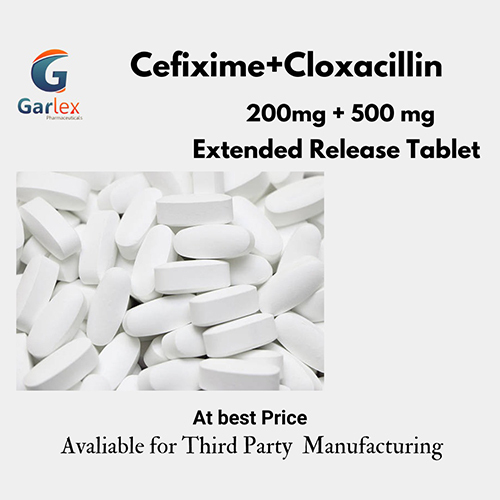 200mg Cefixime And 500mg Cloxacillin Extended Release Tablet General ...