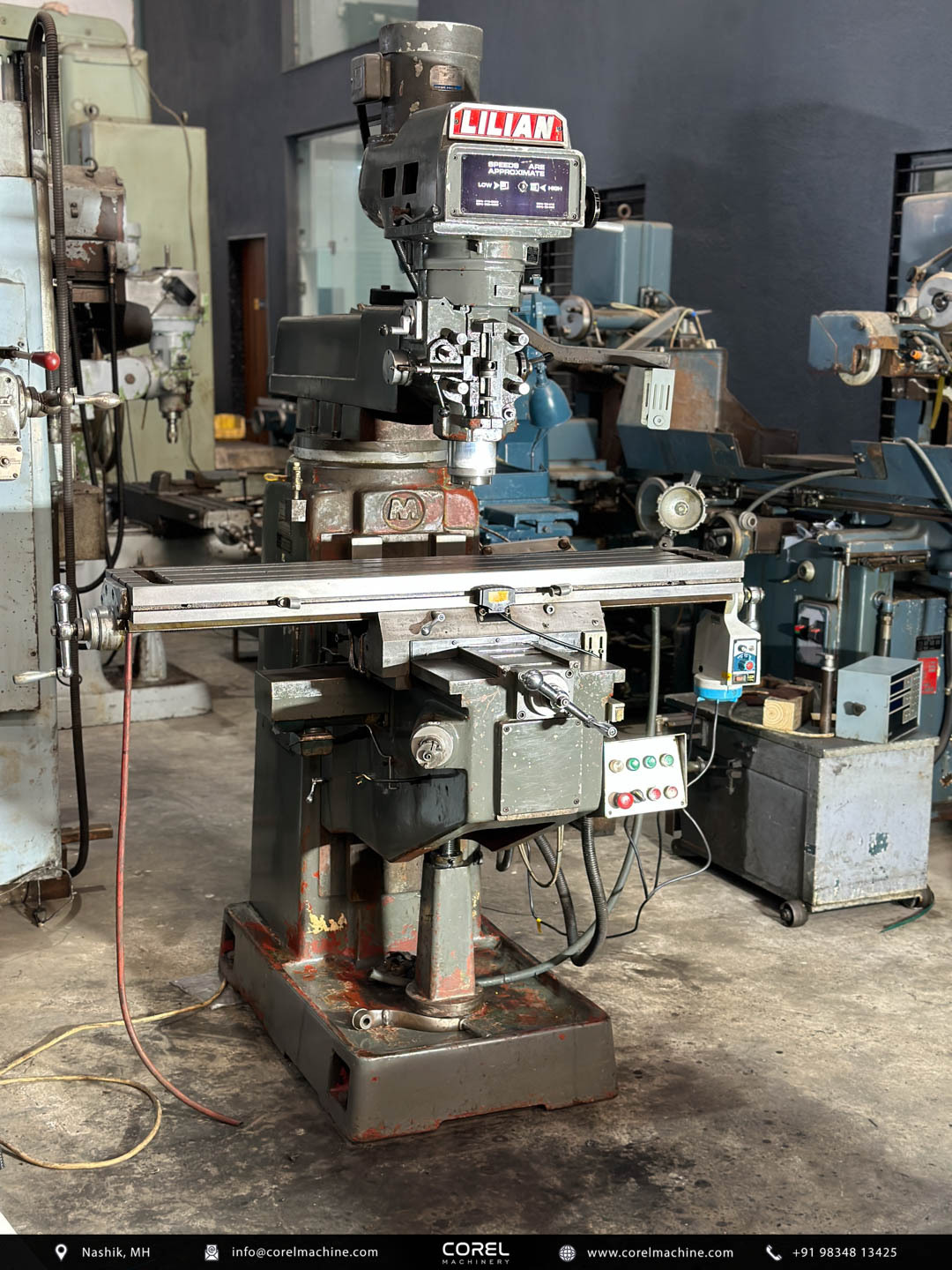 Lilian Hvh M1tr Turret Milling Machine at Best Price in Nashik | Corel ...