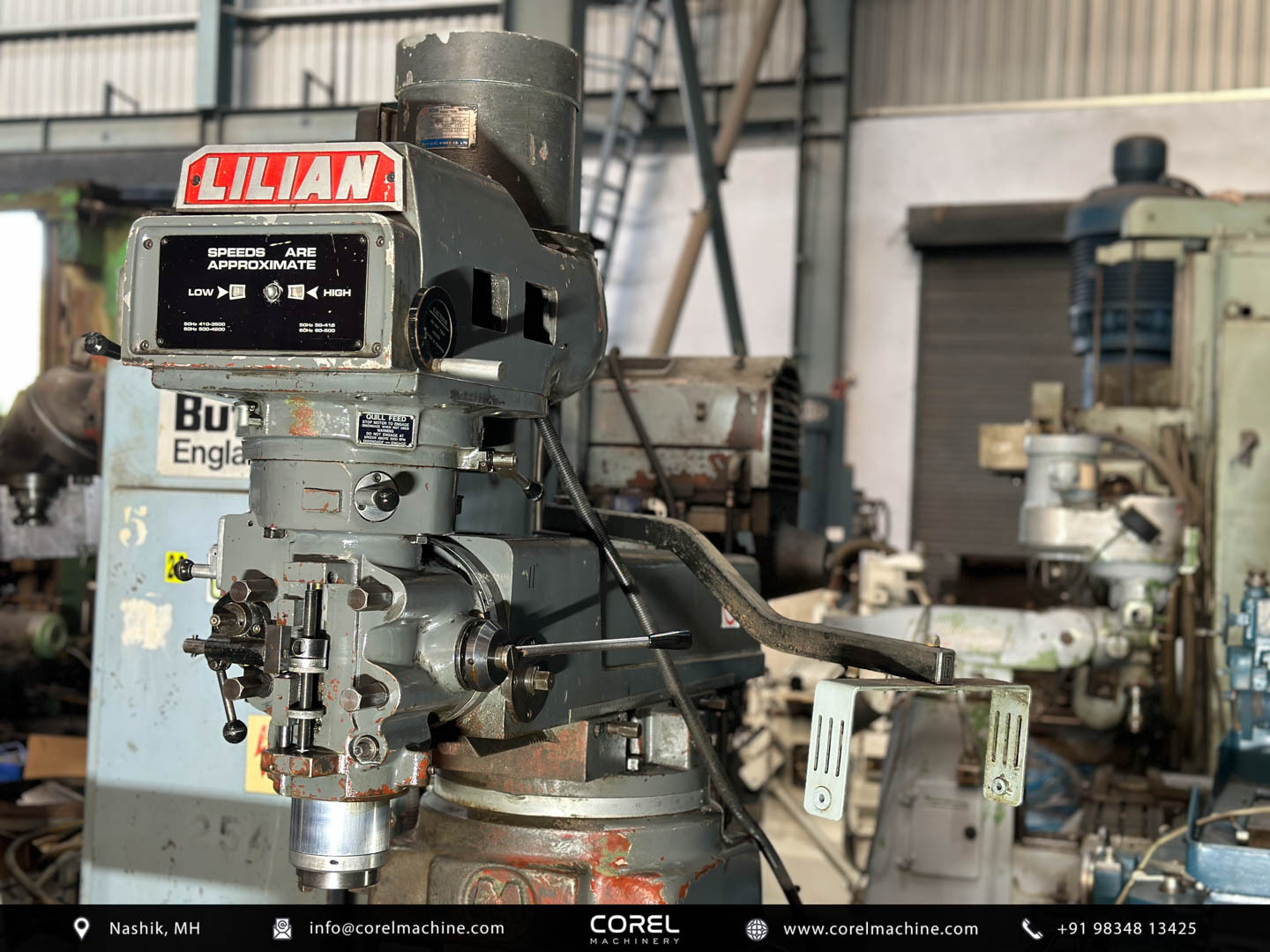 Lilian Hvh M1tr Turret Milling Machine at Best Price in Nashik | Corel ...