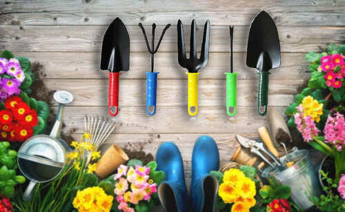 Best Gardening Hand Tools Set For Your Garden (0589) - Carbon Steel, 25x6x14.5 Cm , Multi ...