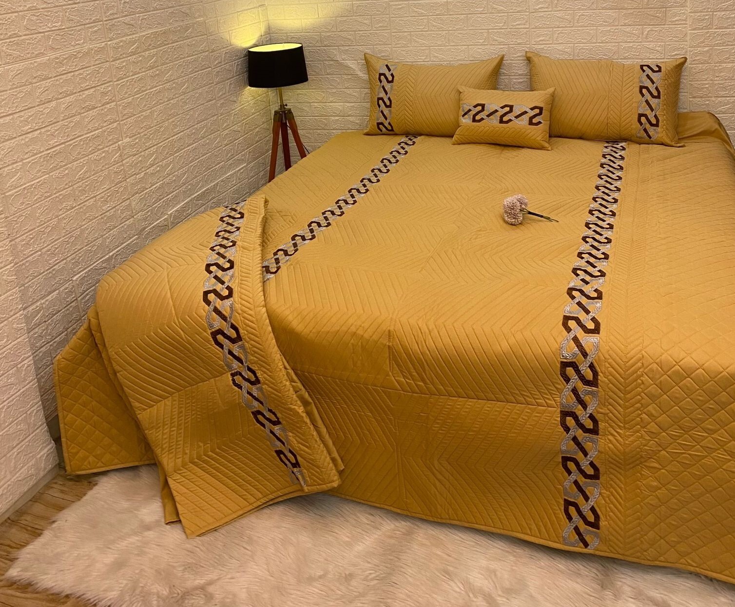 Multicolor Designer Bed Cover at Best Price in Panipat | Mayur Home