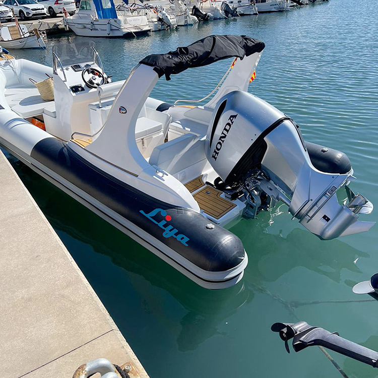 Liya 6.6m Fiberglass Bottom Inflatable Rib Boat For Sale at Best Price ...