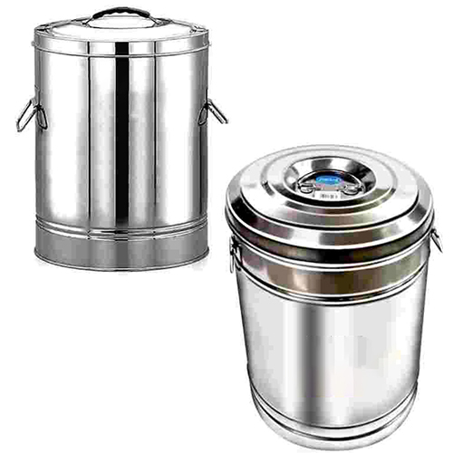 Stainless Steel Atta Container - High-grade Polished Finish, Air-tight ...
