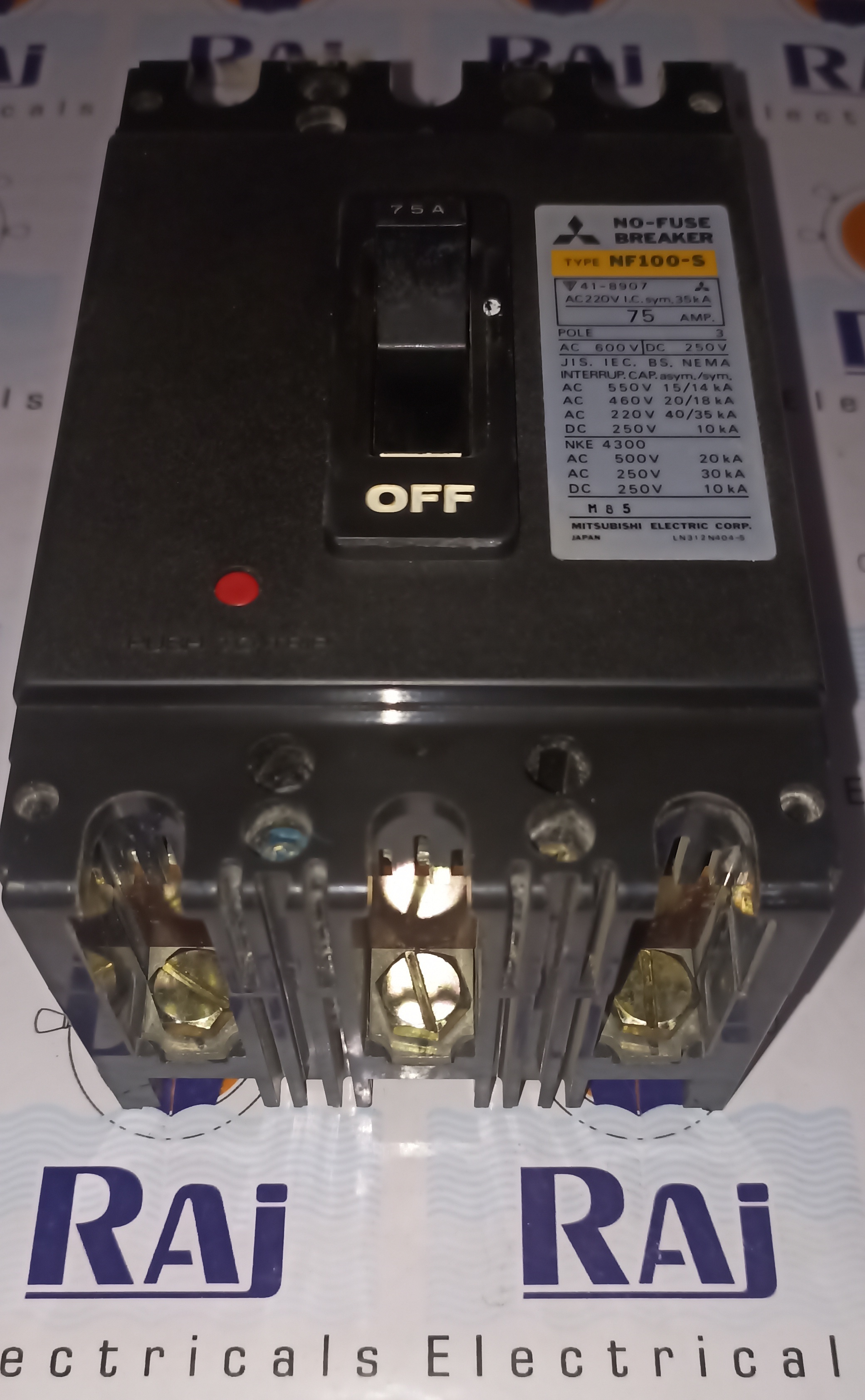 Mitsubishi (nf100-s) 75a 3p Mccb at Best Price in Bhavnagar | Raj ...