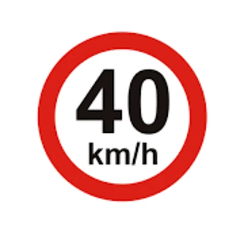 Black Speed Limit Sign at Best Price in Dombivli | Futurvista