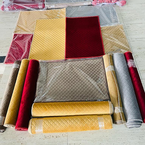 Velvet Fabric Door Mat - Customized Size, Multicolor Design | Anti-slip ...