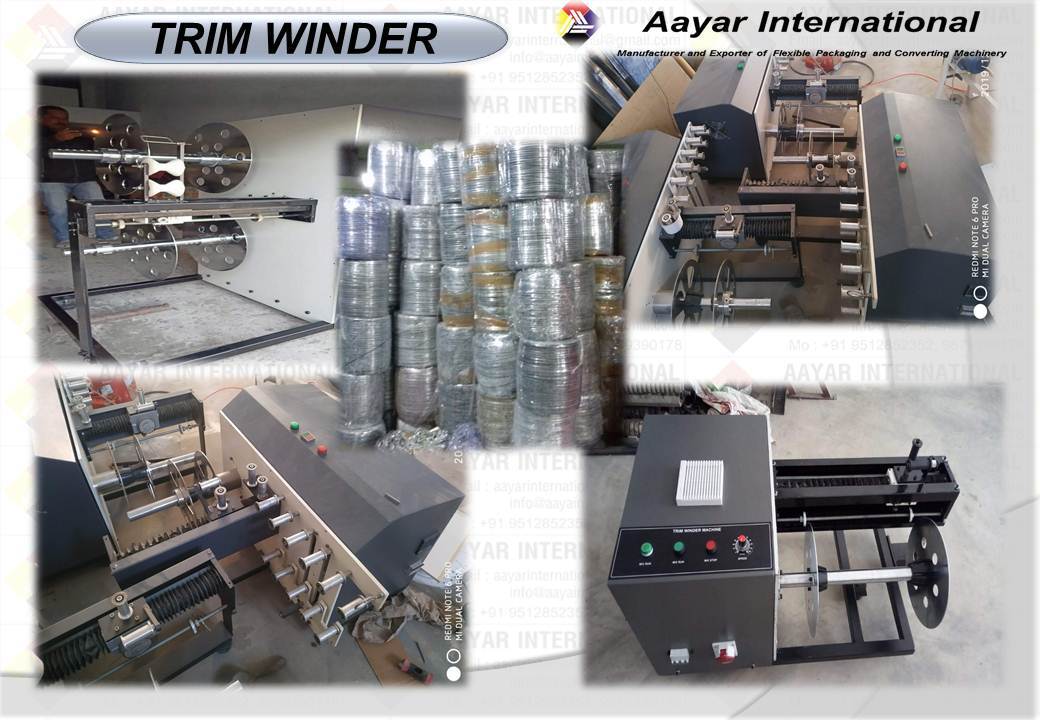 Industrial Trim Winder Machine - Electric Powered, Automatic Operation ...