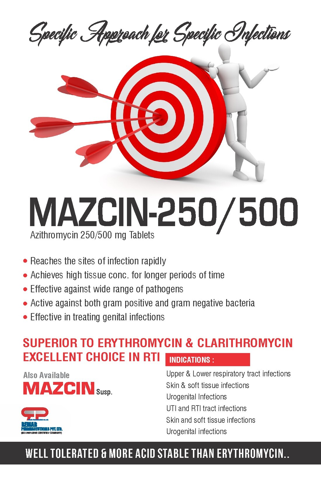 Azithromycin-500 Mg General Medicines at Best Price in Kolkata | Remab ...