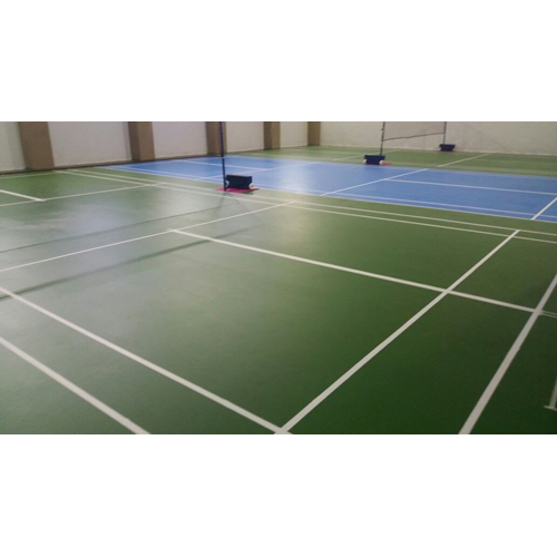 Badminton Court Flooring - Color: As Per Requirement at Best Price in ...
